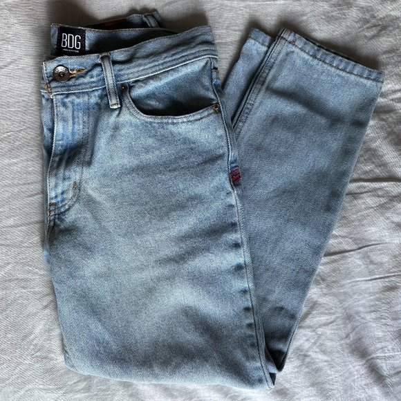 Urban Outfitters | Jeans | Bdg Dad Slim Fit Jean In Blue | Poshmark